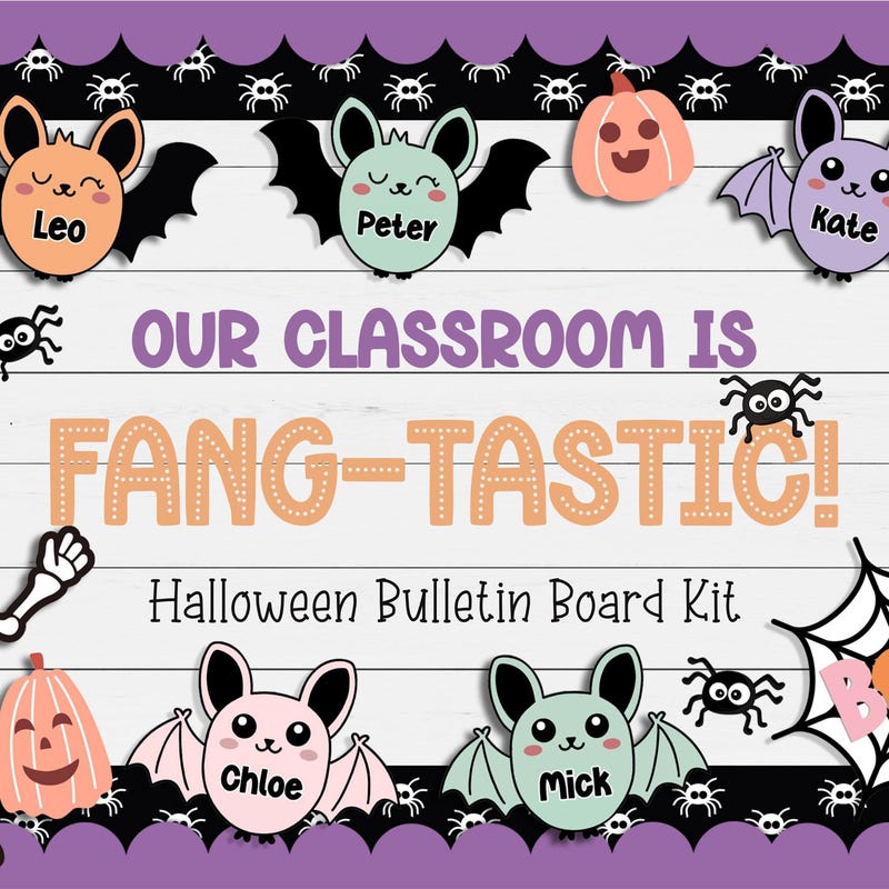 Halloween Bulletin Board Trim - Etsy