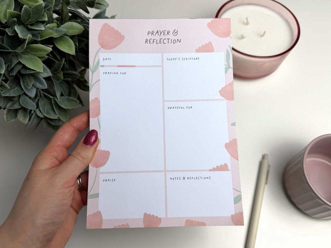 Prayer Planner Pad | Daily Prayer Journal | Christian Planner for Faith ...