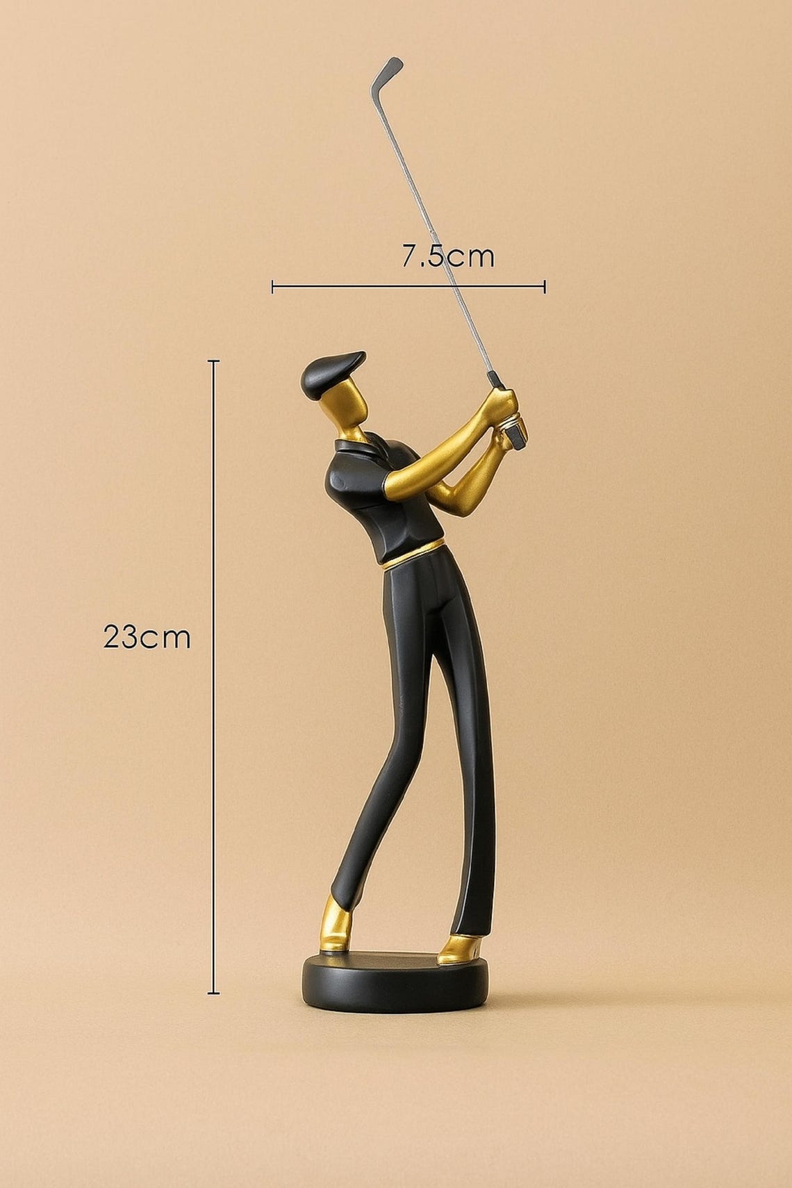 Modern Golfer Figurines: Resin Sports Sculpture, Minimalist Home Decor - Etsy