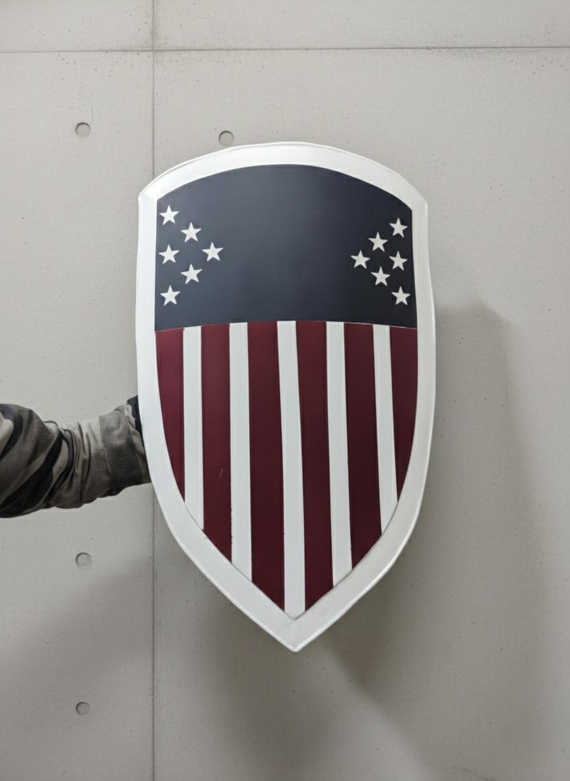 Handmade Medieval Shield American Flag Design | Knight Armor Wall Decor ...