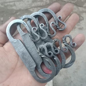 Hand Forged Viking Fire Striker Flint Steel, Bushcraft Tool (lot of 4 ...