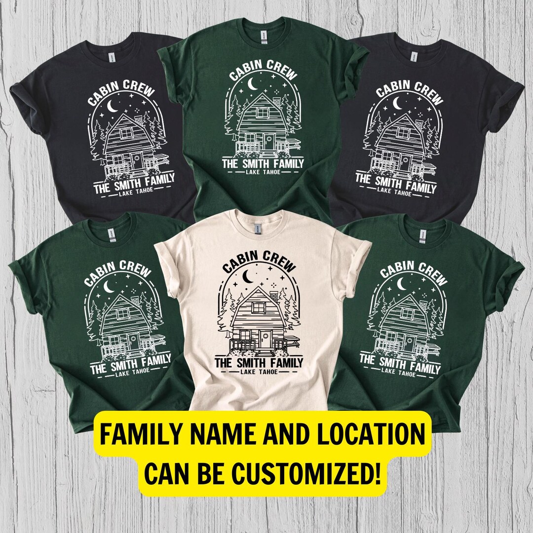 Custom Family Cabin Vacation Shirt: Mountain Getaway Tee, Family ...