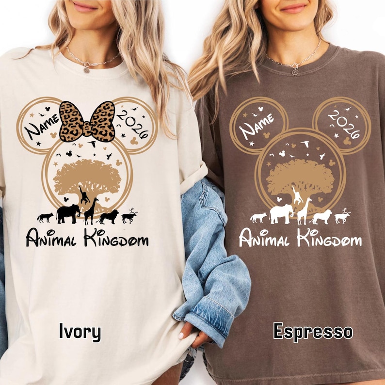 Custom Disney Animal Kingdom 2026 Shirts, Matching Disney Safari Shirt ...
