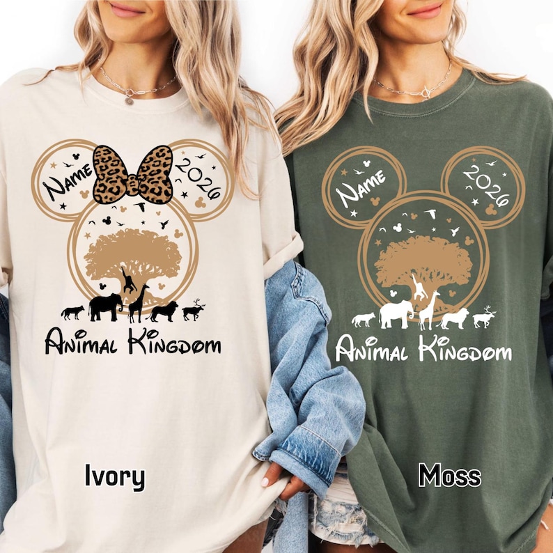 Custom Disney Animal Kingdom 2026 Shirts, Matching Disney Safari Shirt ...