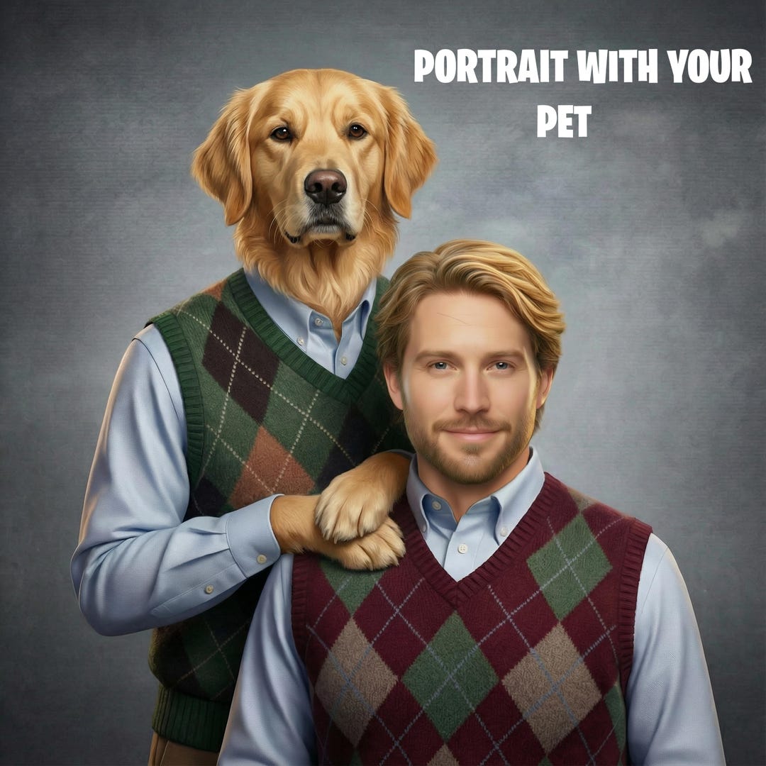 Custom Step Brothers Portrait From Photo, Funny Movie Style Artwork for ...