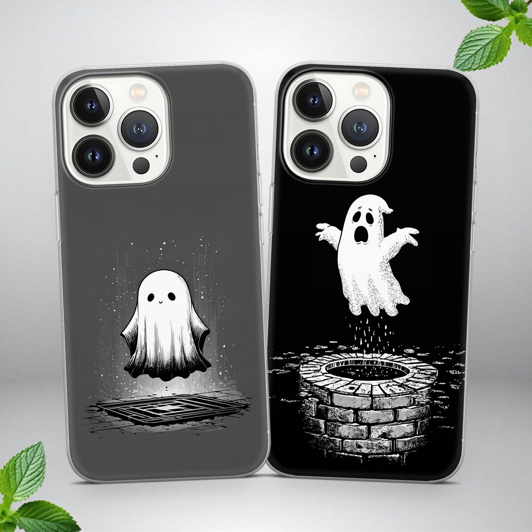 Cute Ghost Gothic Halloween Spooky Phone Cover for for iPhone 17, 16 ...