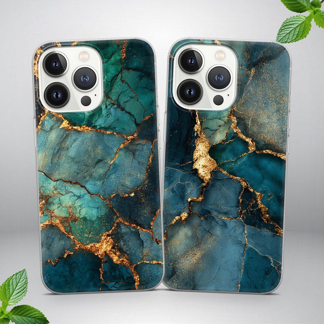 Luxury Marble With Kintsugi Design Cover for for iPhone 17, 16 Pro Max ...