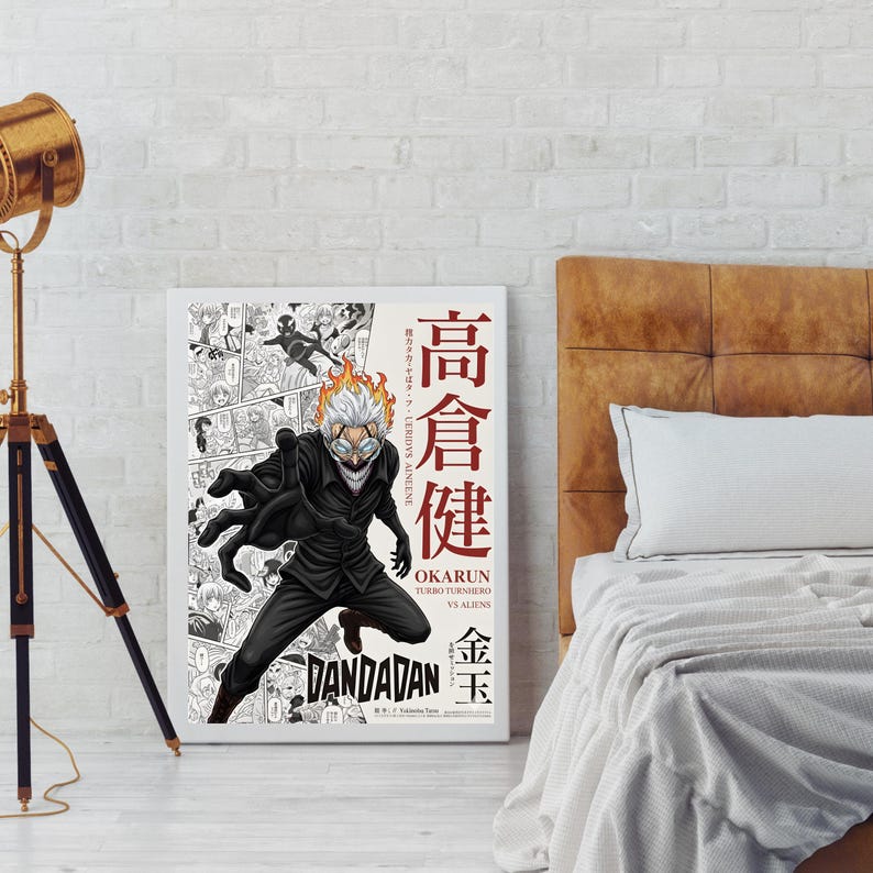 Inspired by Dandadan Anime Manga Poster: Okarun Poster | Dandadan Manga ...
