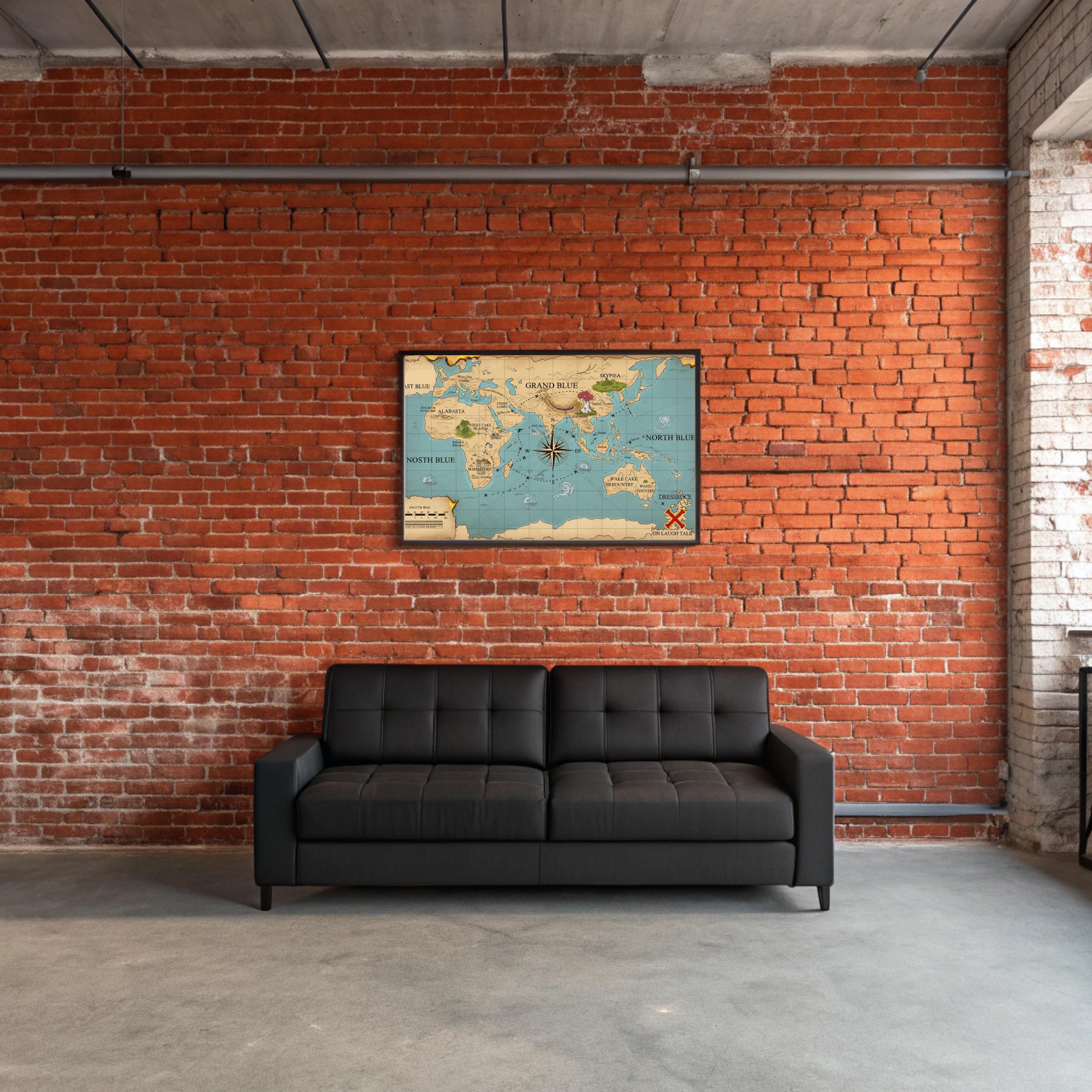 Inspired by Anime World Map Poster: Manga Fan Art (digital Download) - Etsy