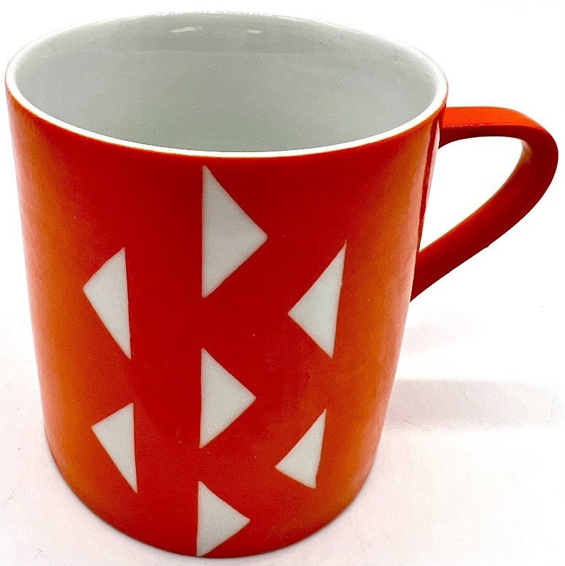 Vintage Mid Century Modern JONAS ROBERTS Snack Set of 6 Cups and 8 ...