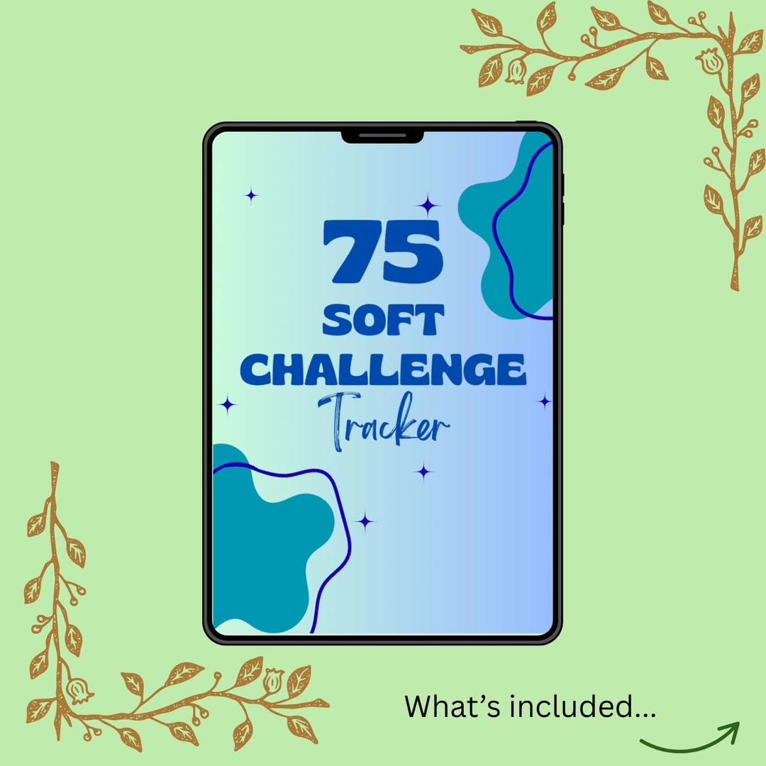 Digital Planner for 75 Soft, Meal Planner, Exercise/water Intake and ...