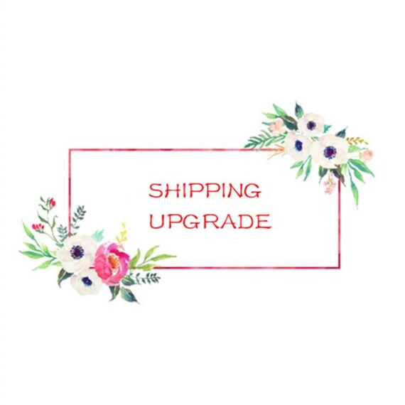 Shipping Upgrade Products Brand Logo Customize completed | Etsy