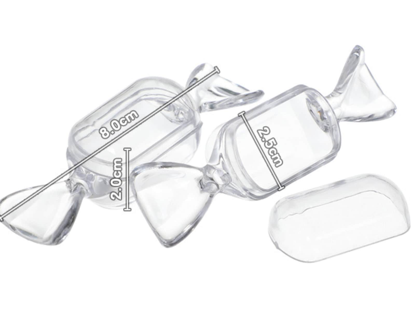 Transparent Plastic Candy Favor Box 10pcscandy Storage - Etsy