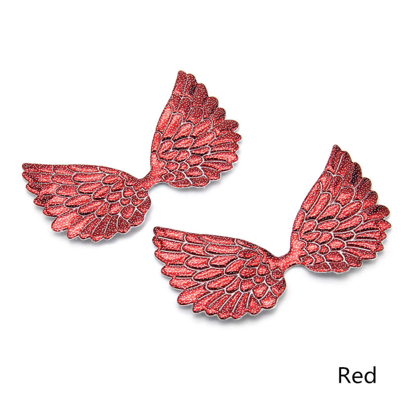 5 Pcs Angel Wings Appliqueembossed Wingshair Bows Party DIY - Etsy