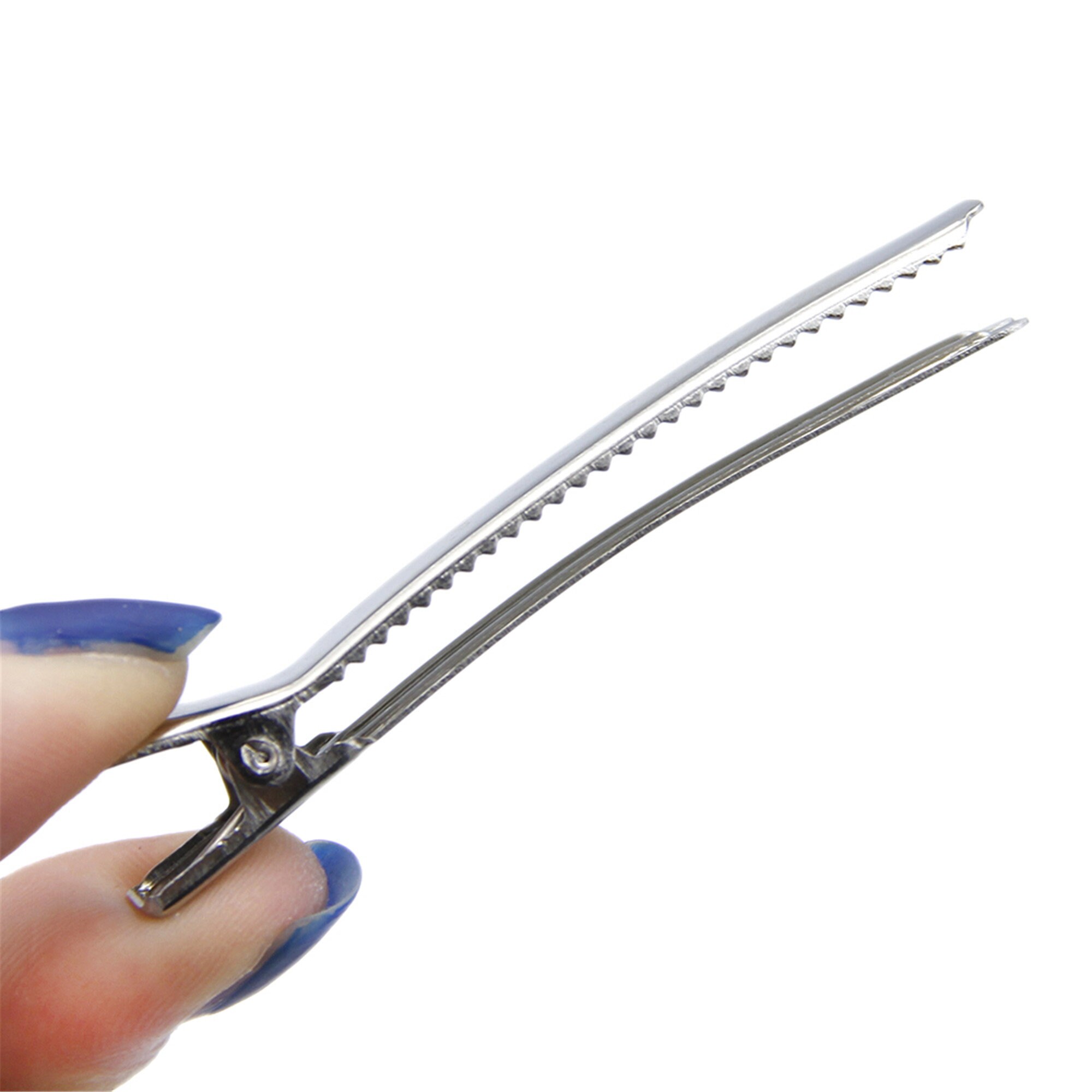 Metal Double Prong Alligator Clips With Teethdiy Hair Clips - Etsy