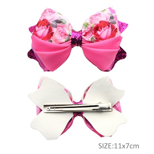 Princess Cartoon Hair Bow,cute Girl Ribbon Bowknot Hair Clip,birthday ...