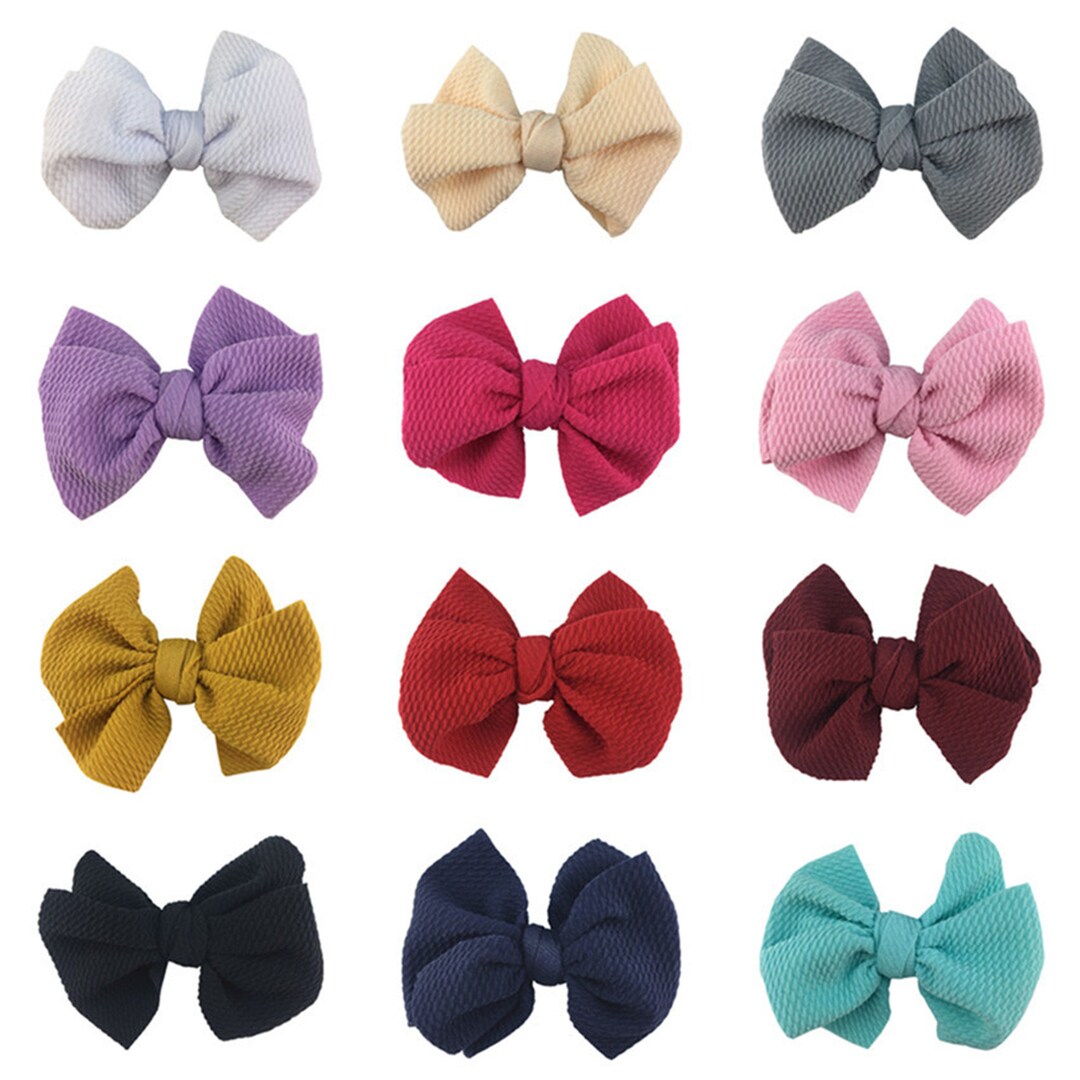 Bullet Liverpool Big Bows,headwrap Knot Bows,toddler Bows,stretch Baby ...