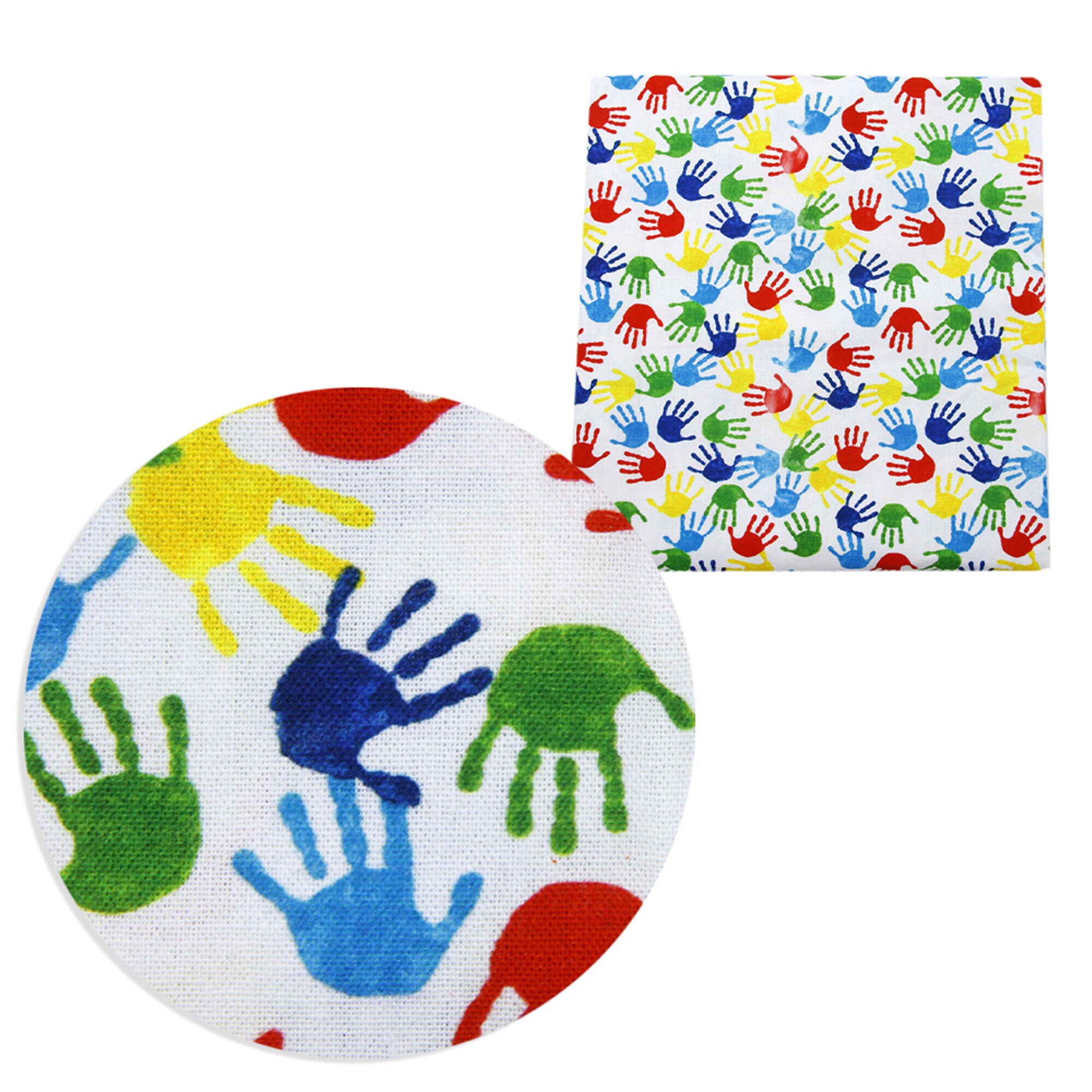 Autism Print Fabric,fabric for Sewing,100% Cotton Fabric OR Polyester ...