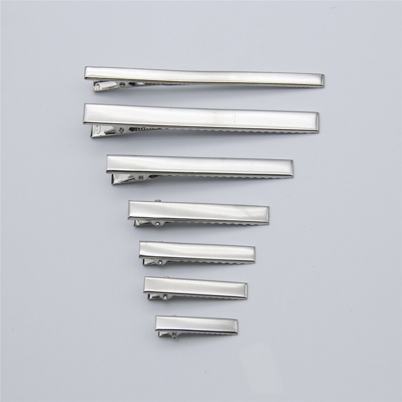 Metal Single Prong Alligator Hair Clips With Teeth - Etsy Metal Single Prong Alligator Hair Clips With Teeth - Etsy
