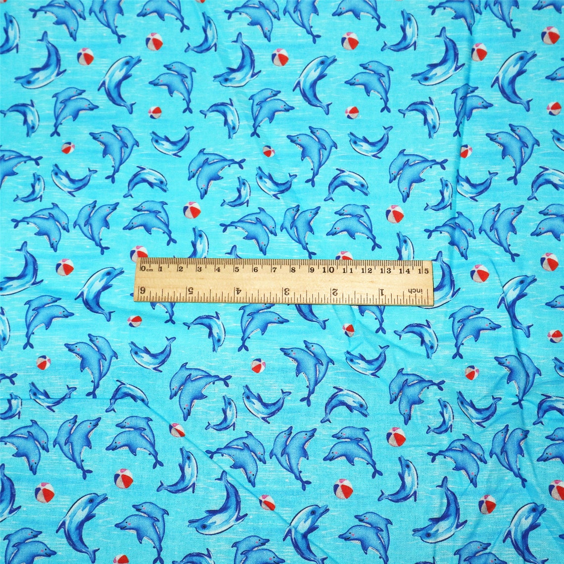 19x 57 Animals Dolphin Fabricprinted Cotton | Etsy
