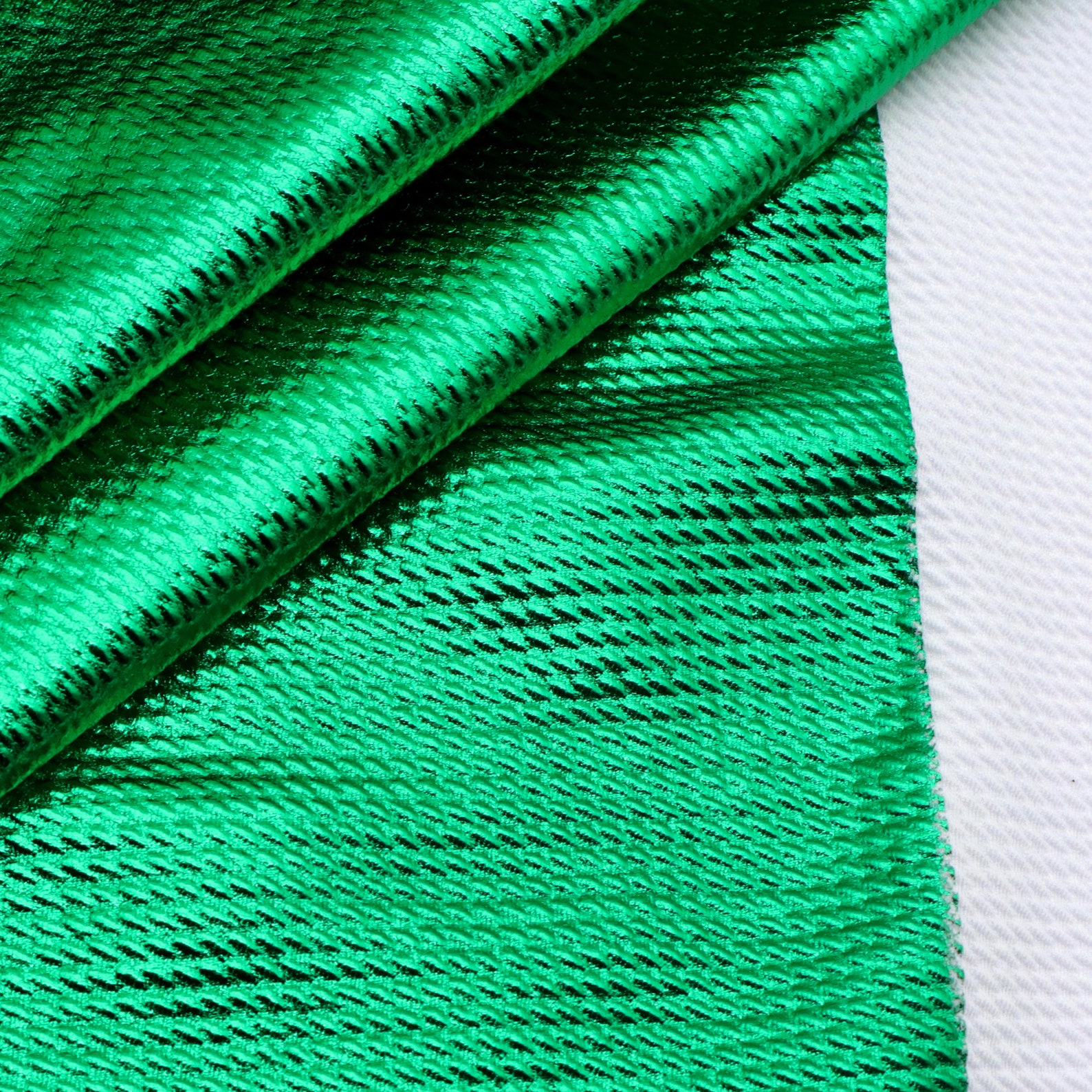 Plain Color Metallic Bullet Liverpool Textured Fabric Spandex - Etsy