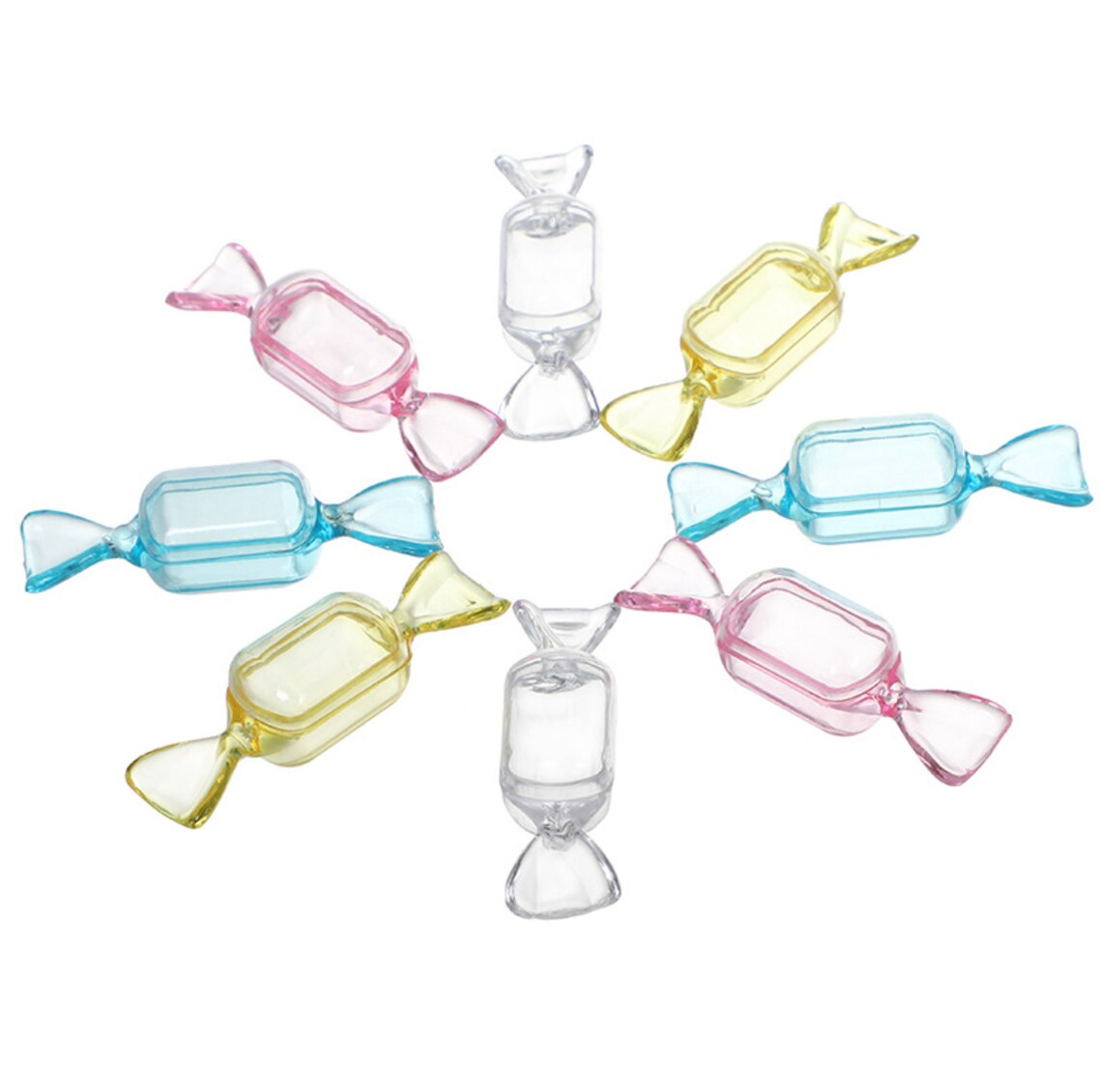 Transparent Plastic Candy Favor Box 10pcscandy Storage - Etsy