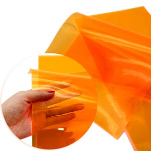 7pcs/set Clear Transparent Jelly PVC Sheets,waterproof Craft Vinyl ...
