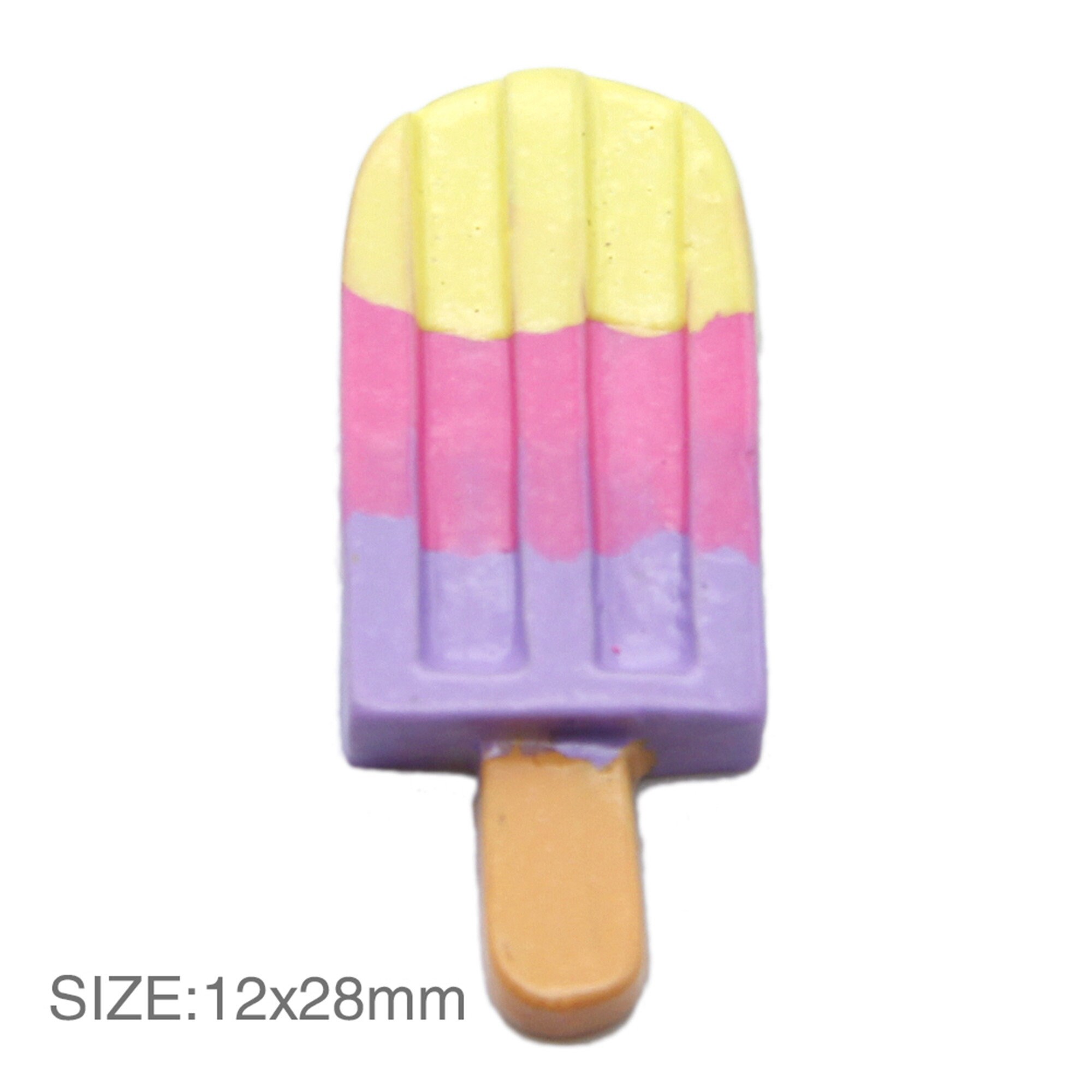 25pcs/set Pastel Ice Cream Flatback Cabochons,polymer Clay ...