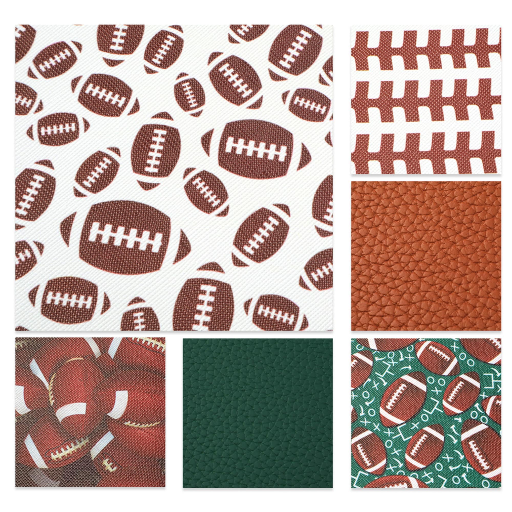 Sports Football Faux Leather Sheet Sets 6 Pcs/setvegan - Etsy
