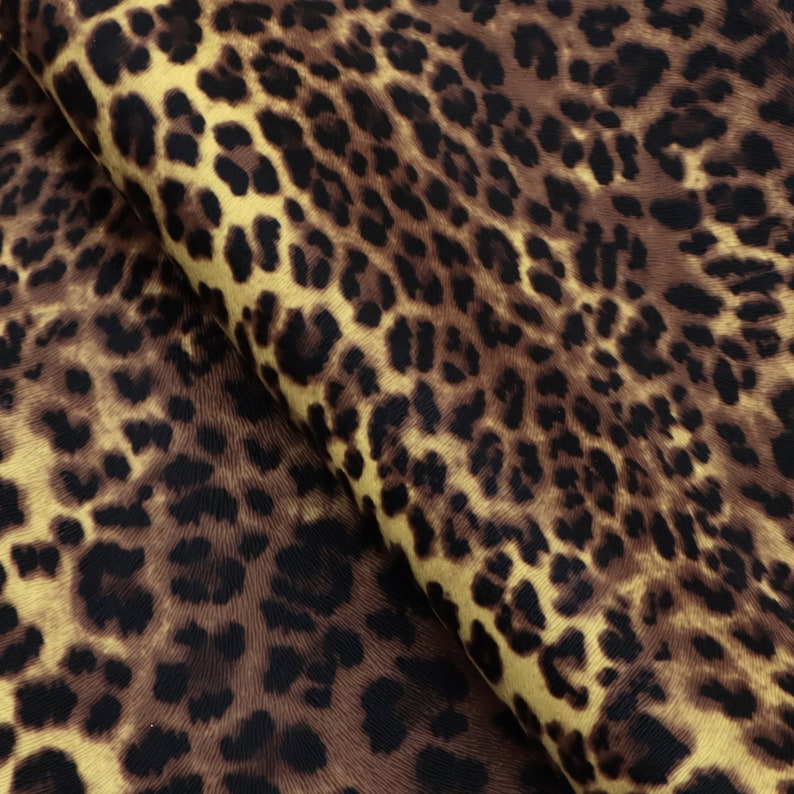 6pcs/set Leopard Print Leather Sheets,glitter Cheetah Print Leather ...