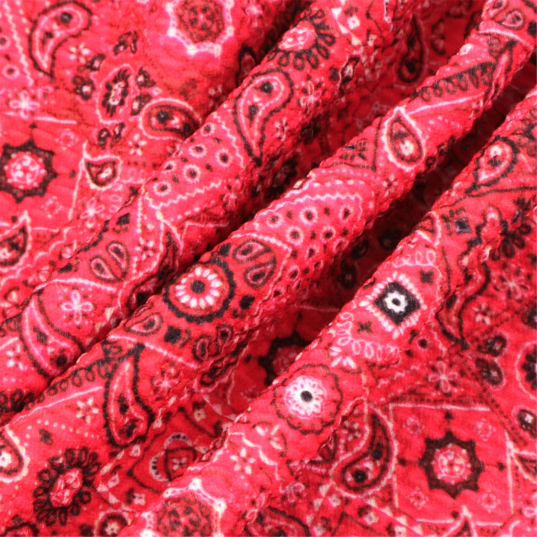 Liverpool Bullet Fabric Paisley Sold Byhalf Yard,textured Baby Headwrap ...