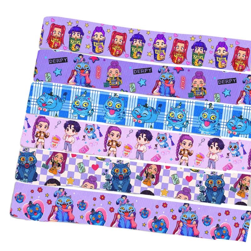 Cartoon Characters Ribbon - Etsy