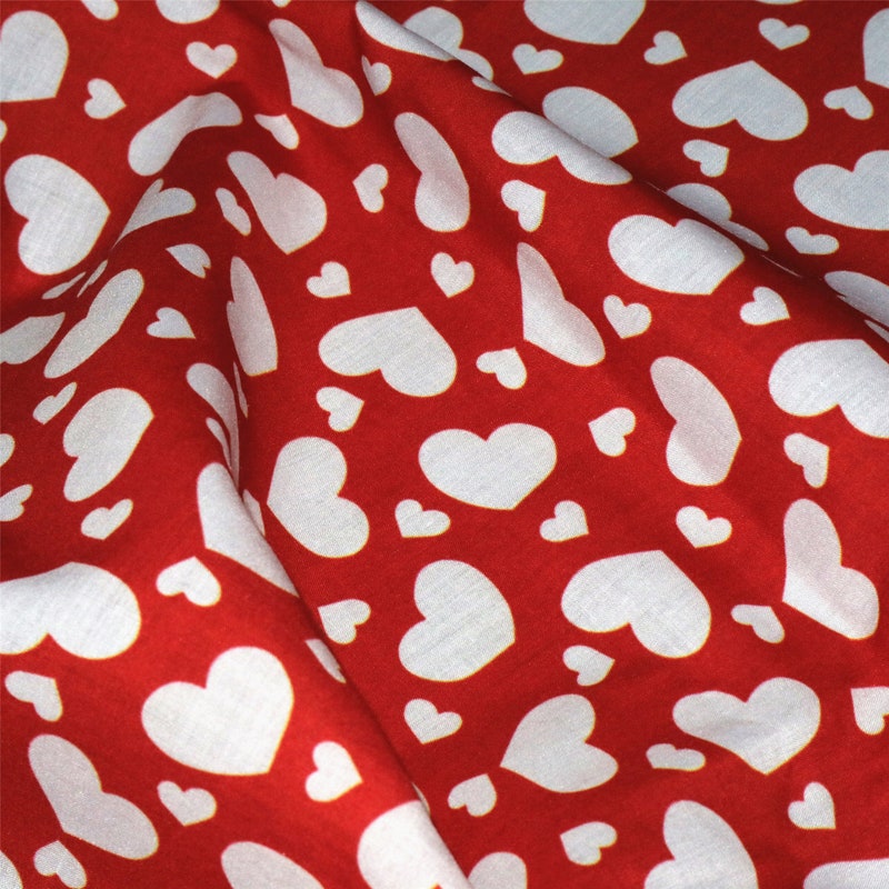 Heart Fabric - Etsy