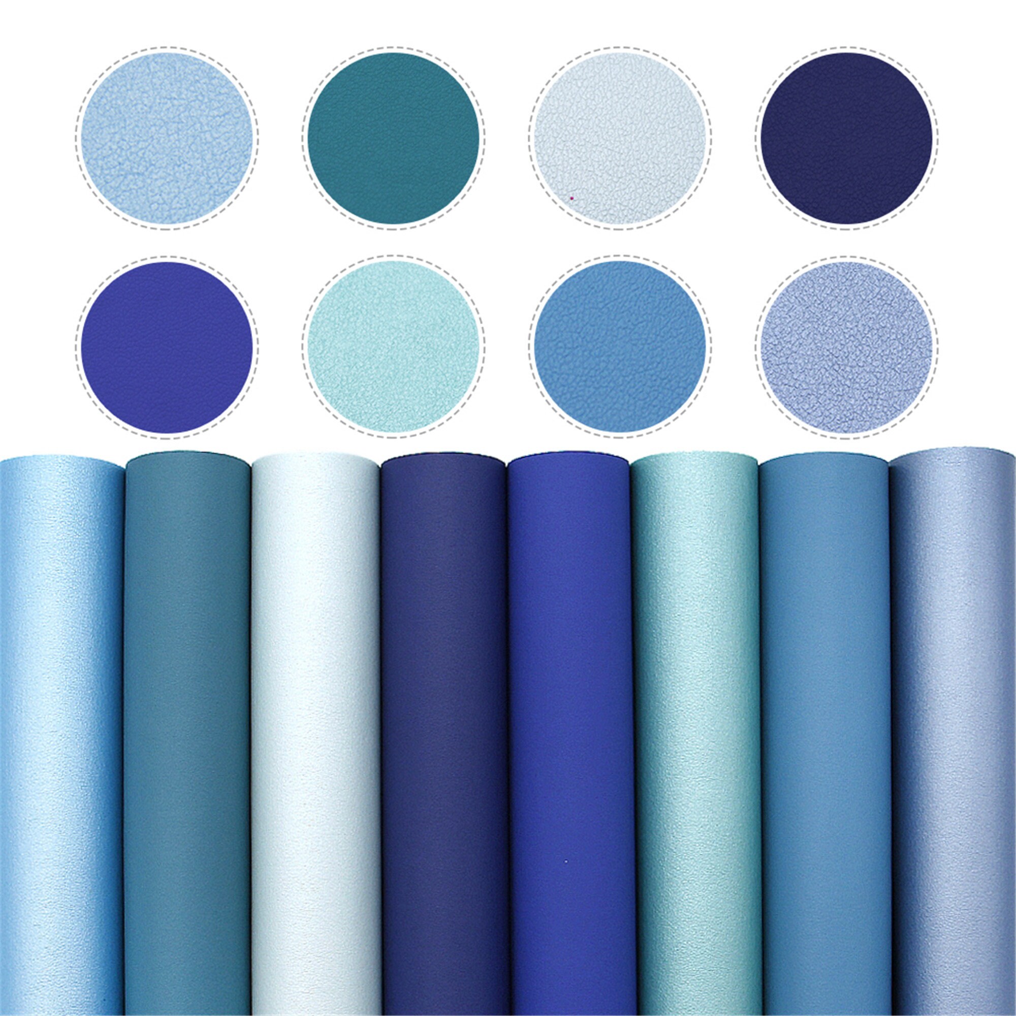 Plain Color Faux Leather Sheet Bundles 8pcs/setvegan Leather - Etsy