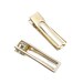 10pcs Blank Gold Metal Double Prong Alligator Clips With Teeth,square ...