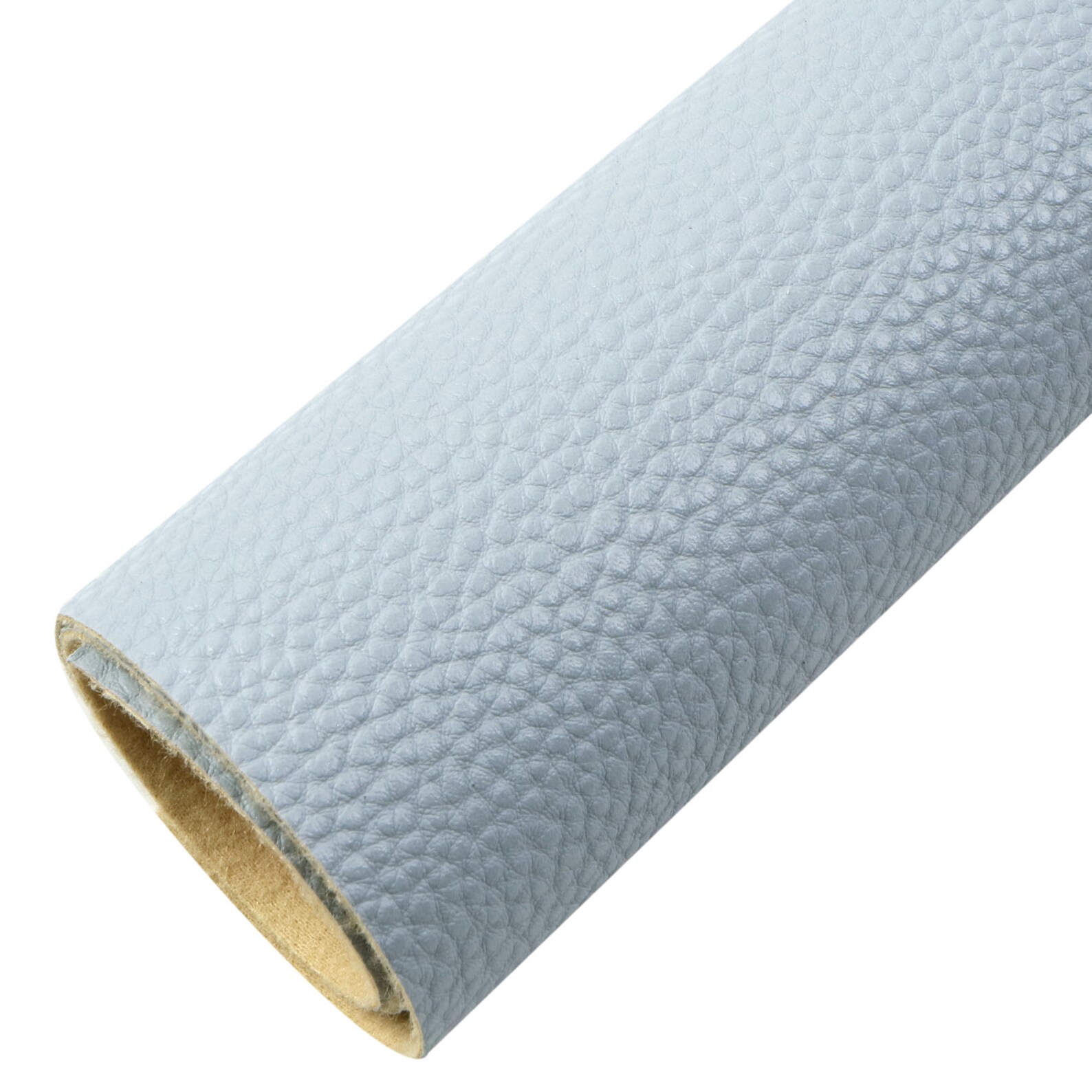 Solid Color Pearl Lychee Texture Glossy Faux Leather Sheet Vegan ...