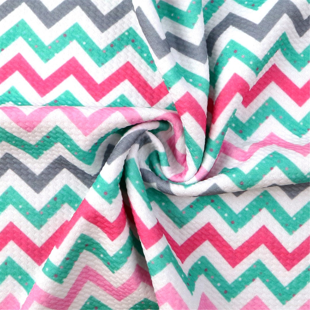 Liverpool Bullet Fabric Chervon Print,textured Printing Baby Headwrap ...