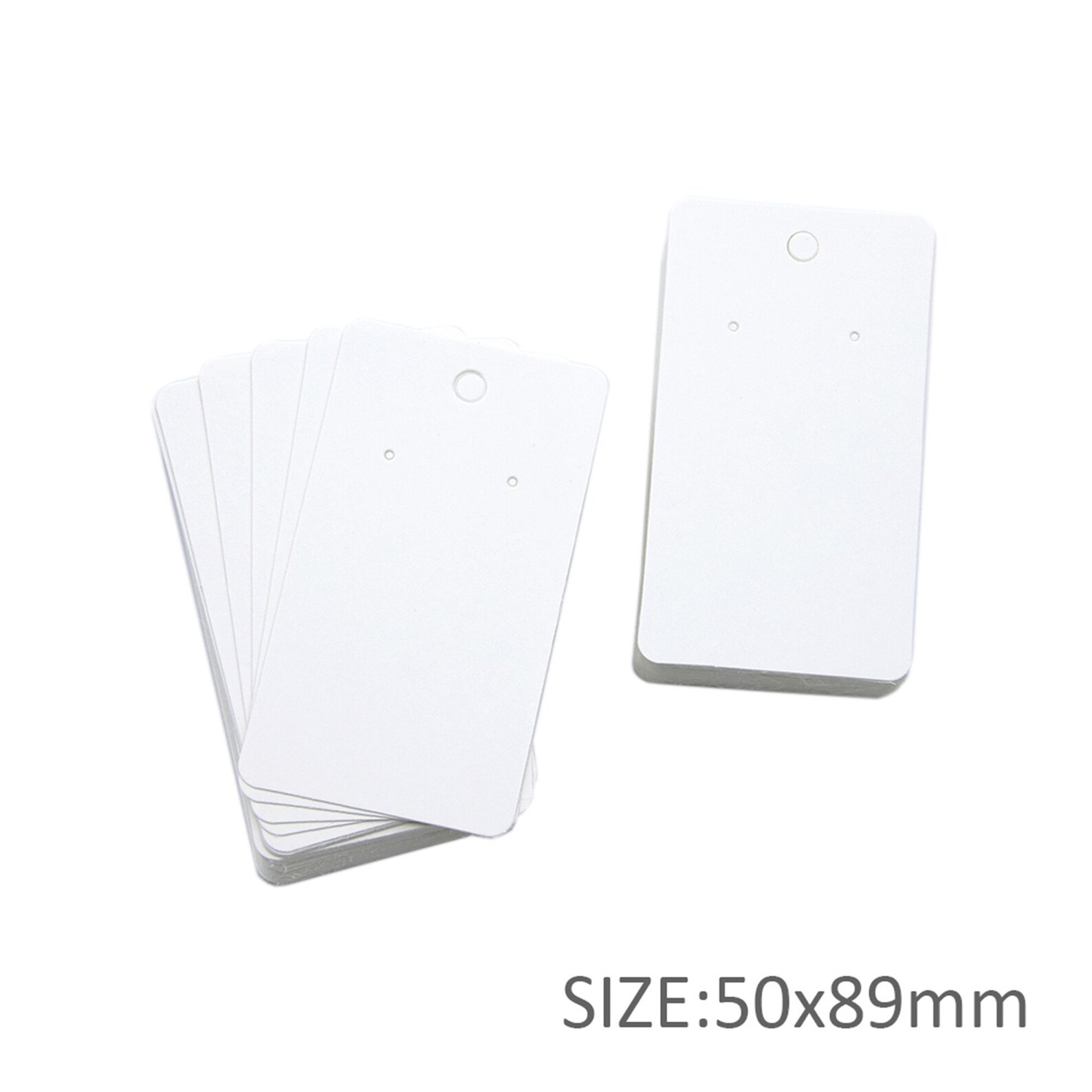 100 Pcs/pack Earring Display Cards,kraft Paper Cards,personalized ...