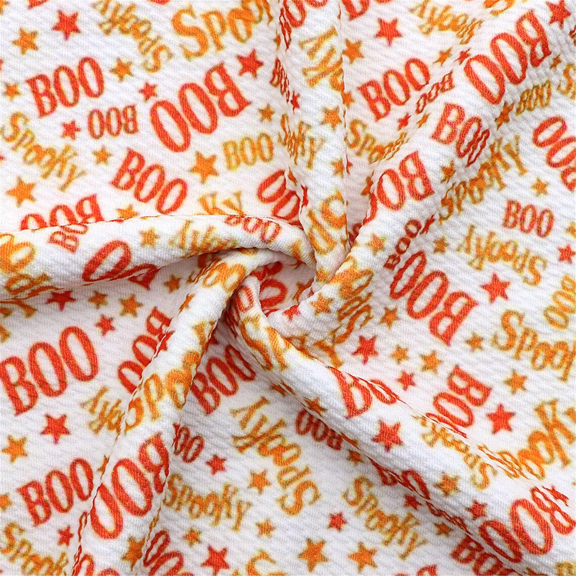 Boo Print Liverpool Bullet Textured Stretch Knit Fabric by - Etsy