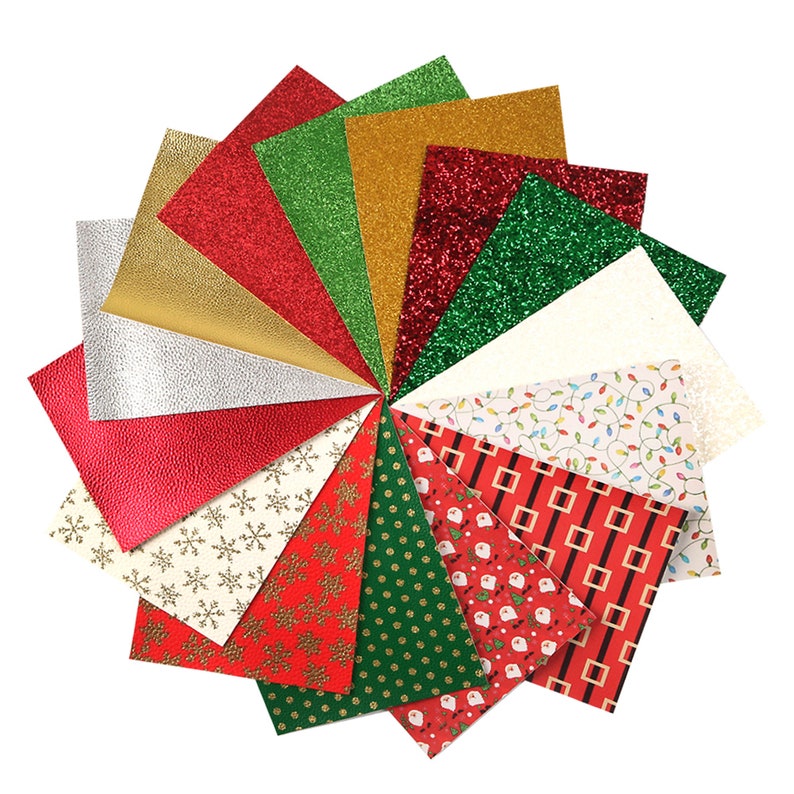 15pcs/set Christmas Bundles A5 Sizeprinted Faux Leather - Etsy