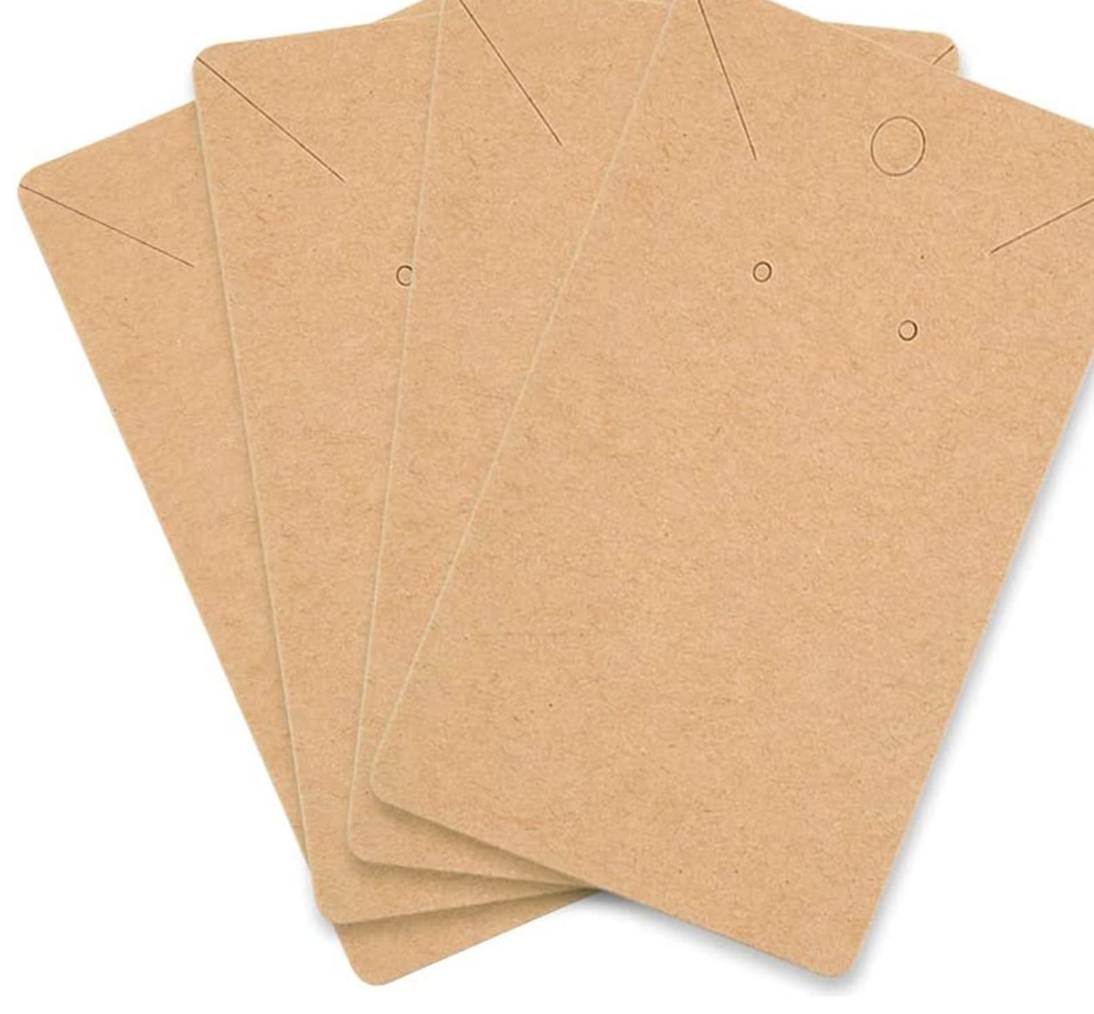 100 Pcs/pack Earring Display Cards,kraft Paper Cards,personalized ...