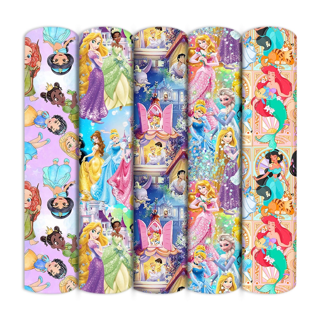 Princess Gril Print Double Brushed Polyester Fabric by Half Yard,soft Knit Stretch Fabric,baby ...