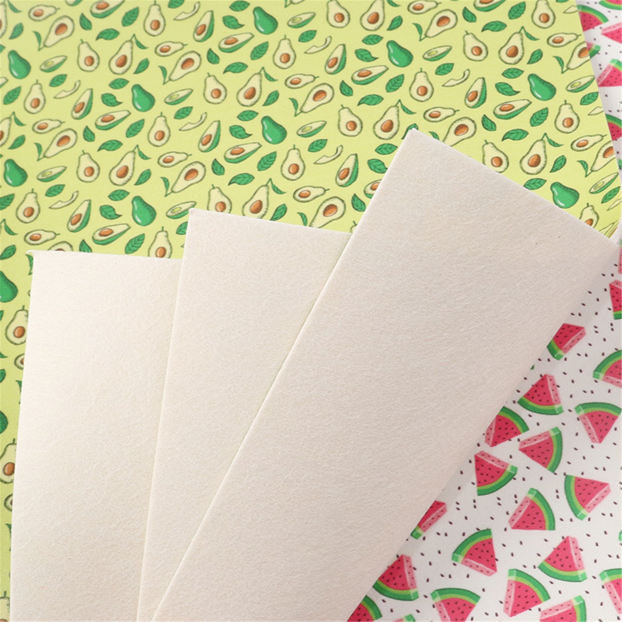Fruit Leather Bundle 9pcs/setprinted Faux Leather - Etsy