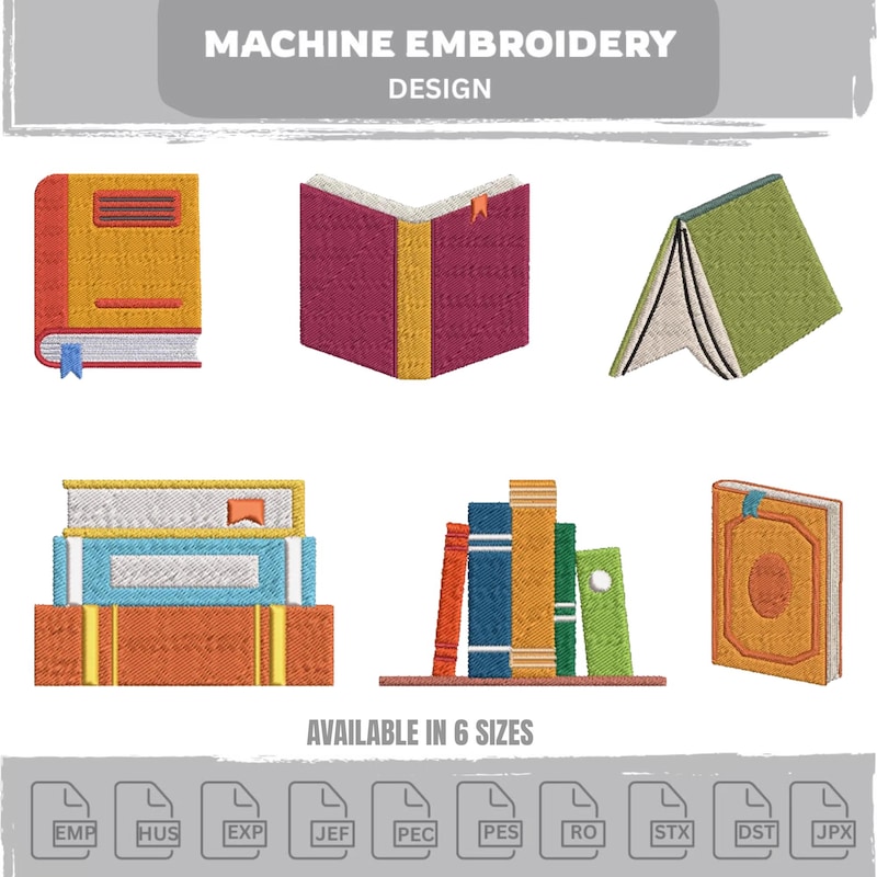 Open Book Applique - Etsy