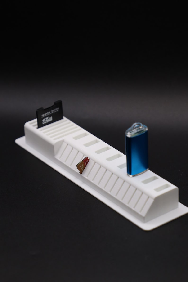 3D Printed Micro/sd Card & USB Holder | Memory Card Organizer for ...