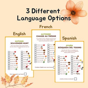 Fall Activity Pack for Kids: Multilingual Learning Games (PDF Download ...