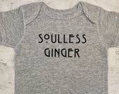 Items similar to Soulless Ginger Baby bodysuit Redhead on Etsy
