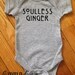 Soulless Ginger Baby bodysuit Redhead | Etsy