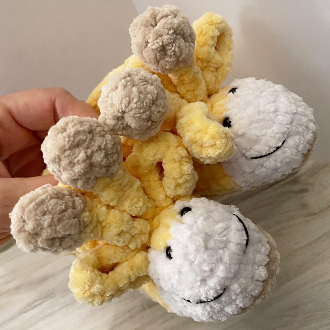 Crochet Giraffe Baby Booties, Plush Newborn Gift (0-3 Months) - Etsy