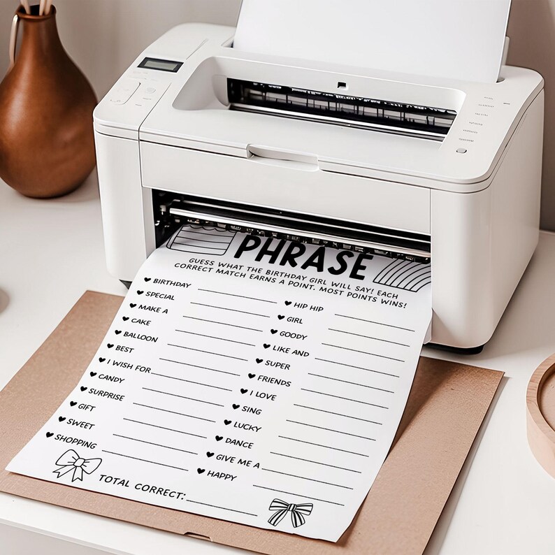 Finish Her Phrase Birthday Game, Finish My Phrase Teen Girl Sweet 16 ...